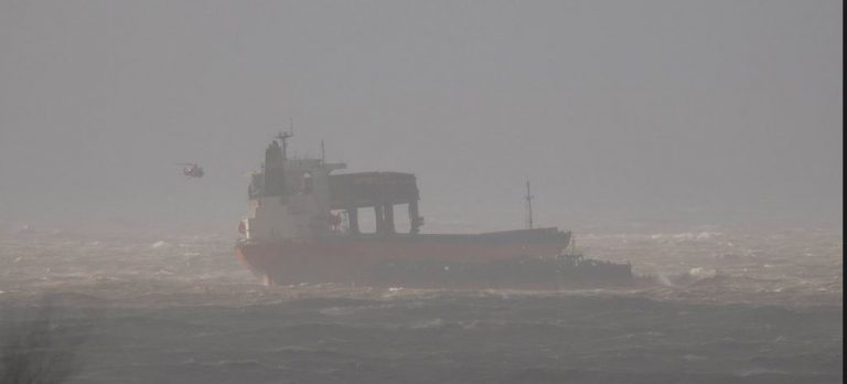Stema Barge II – the rock barge that saved Saga Sky during Storm Angus ...
